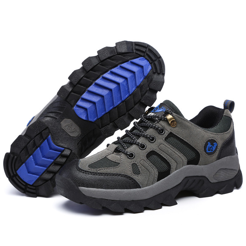 Velvet outdoor hiking shoes, cross-country hiking shoes, non-slip and ...