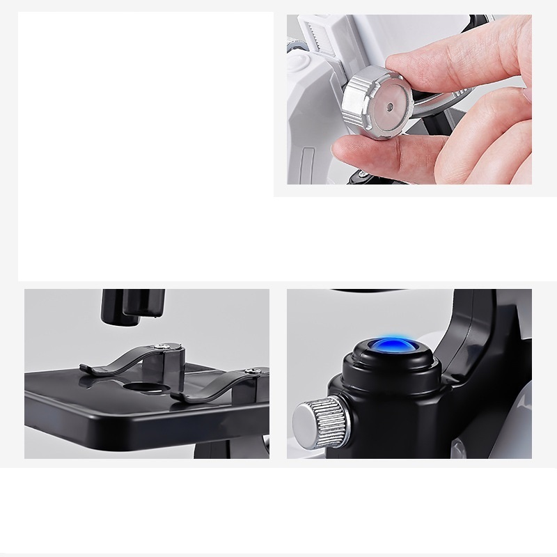 Optical microscope 1200x scientific experiment set - Hepsiburada Global
