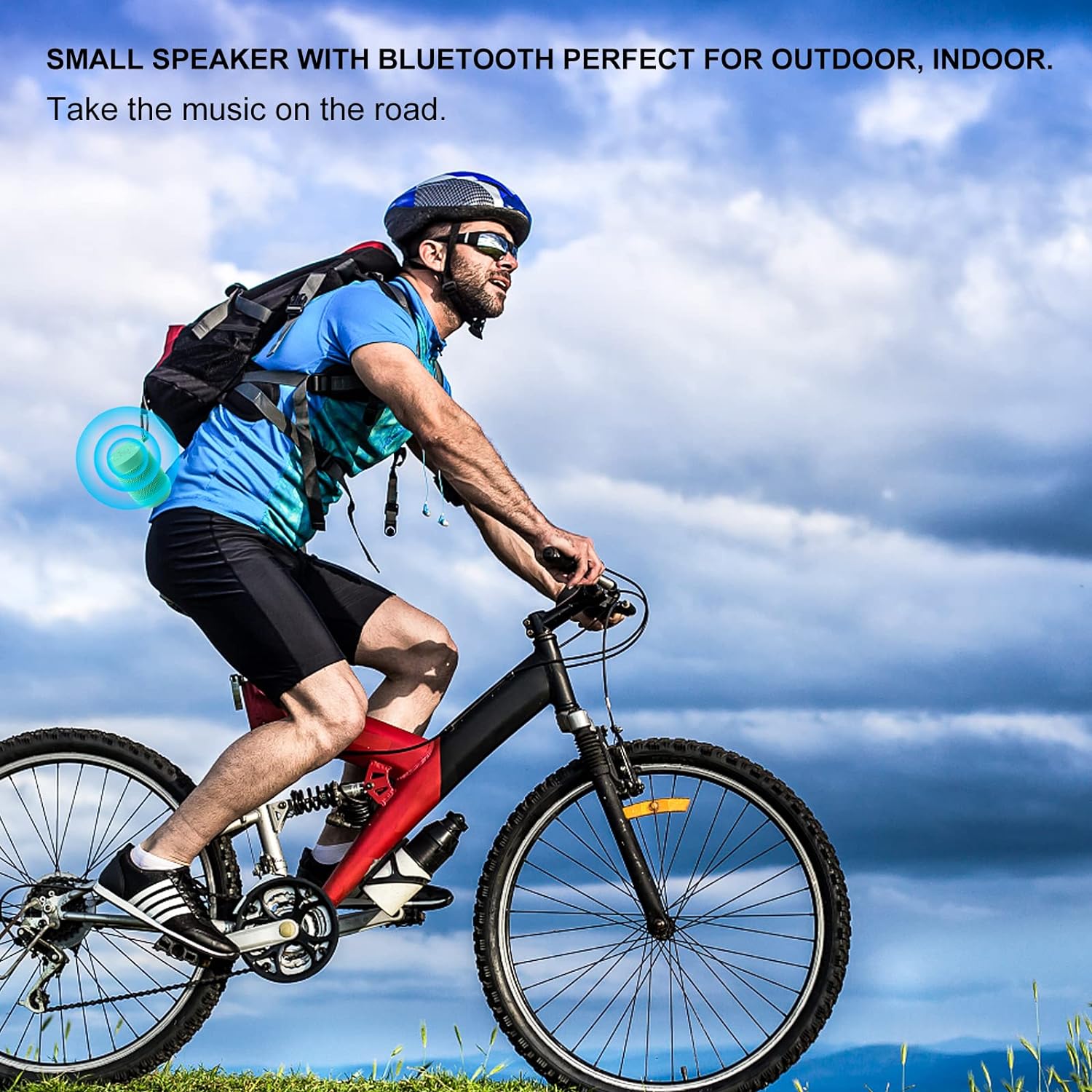 Portable Bluetooth Speaker, Waterproof Small Wireless Shower Speaker ...