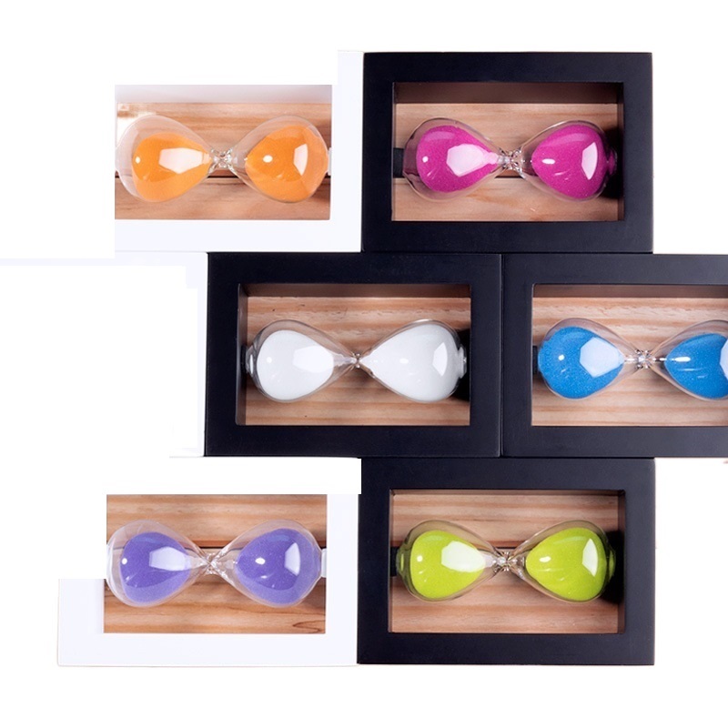 Wooden square frame hourglass handicraft timer - Hepsiburada Global