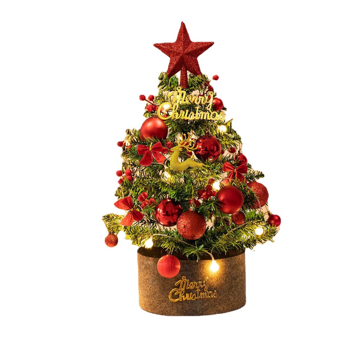 Christmas tree small 60cm luminous tree ornaments for Christmas ...