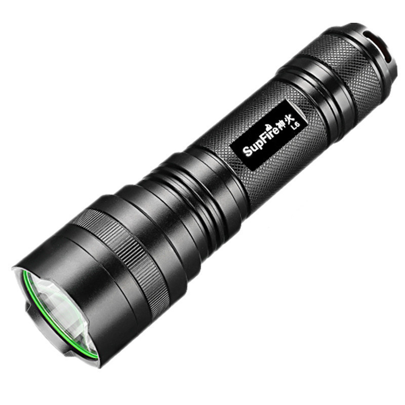 L6 strong light flashlight 26650 long-range rechargeable multi-function ...