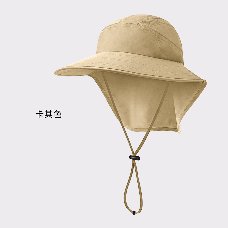 Summer Sun Protection Fisherman Hat Men's Neck Protector Sun Hat ...