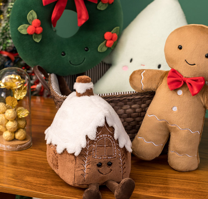 32cm gingerbread house with feet plush toy - Hepsiburada Global
