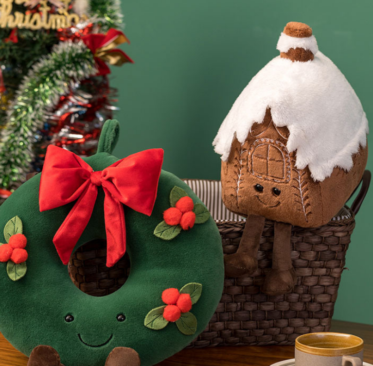 32cm gingerbread house with feet plush toy - Hepsiburada Global