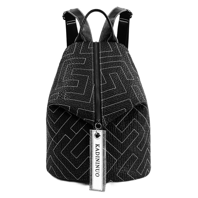 New trendy brand all-match soft leather ladies backpack - Hepsiburada ...