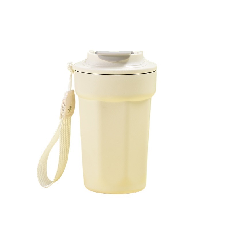 Stainless steel interesting insulated cup student rope cup ...