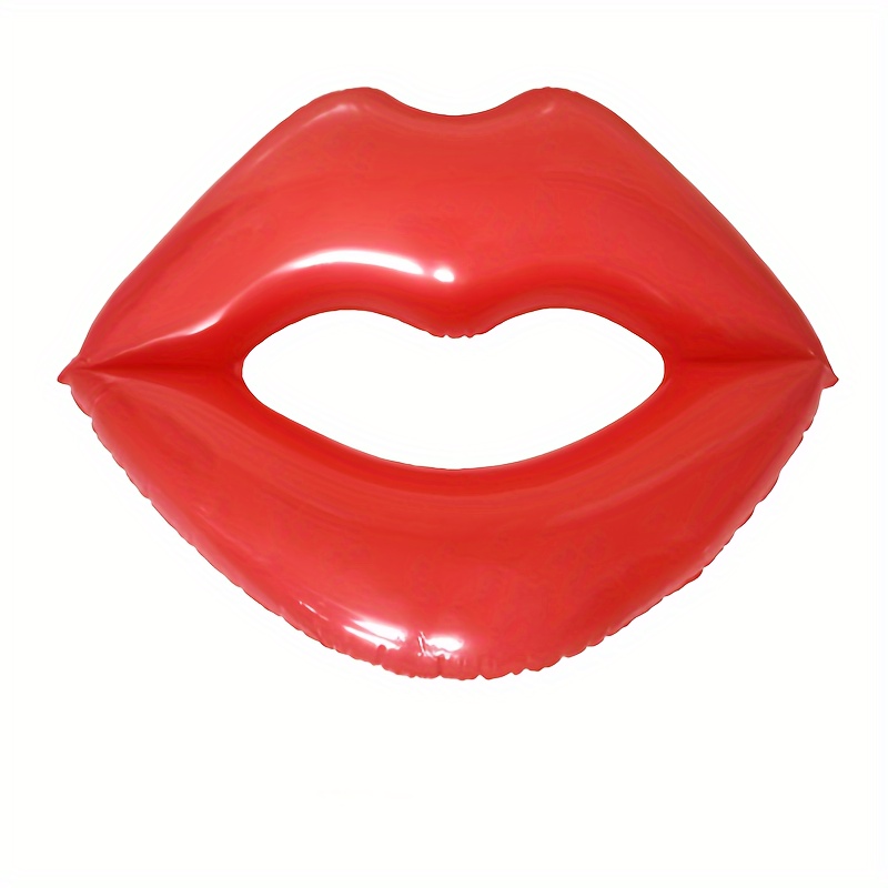 TCHERCHI Giant Lip Shaped Inflatable Floating Bed Red - Hepsiburada Global