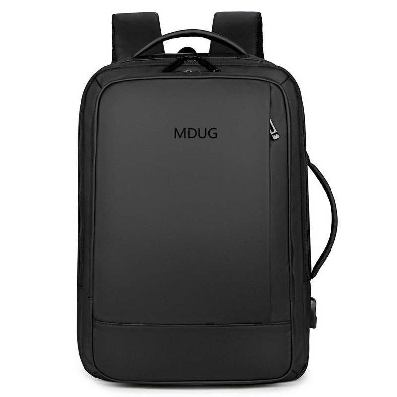 MDUG Backpack Business Men's Backpack Multifunctional Expansion Short ...
