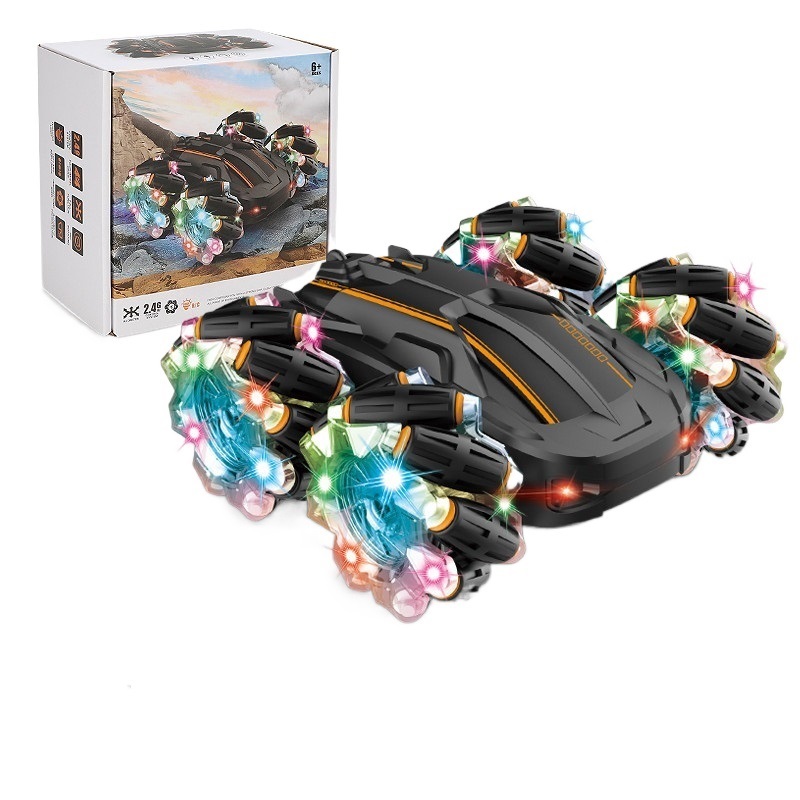 Drift racing remote control double-sided stunt ramp lighting charging ...