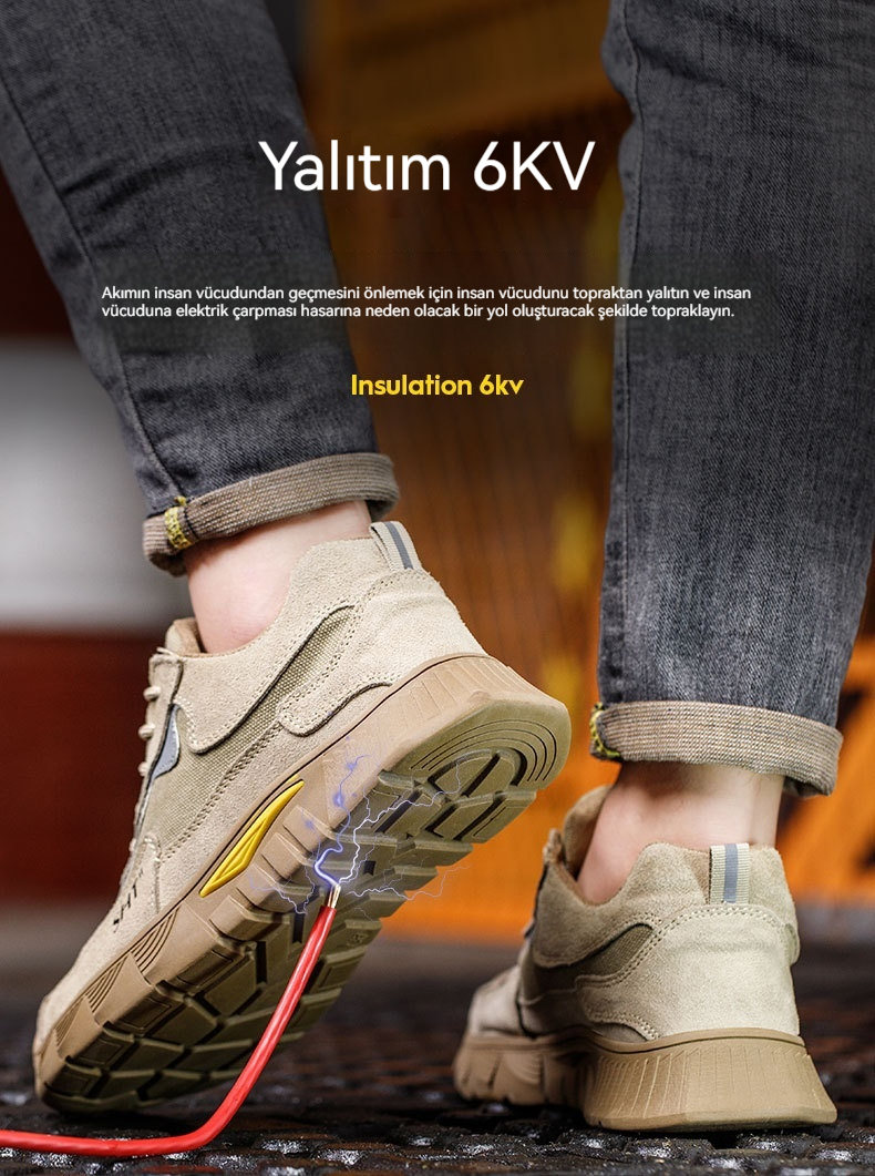 LANGKUN four seasons wear-resistant work protection shoes - Hepsiburada ...