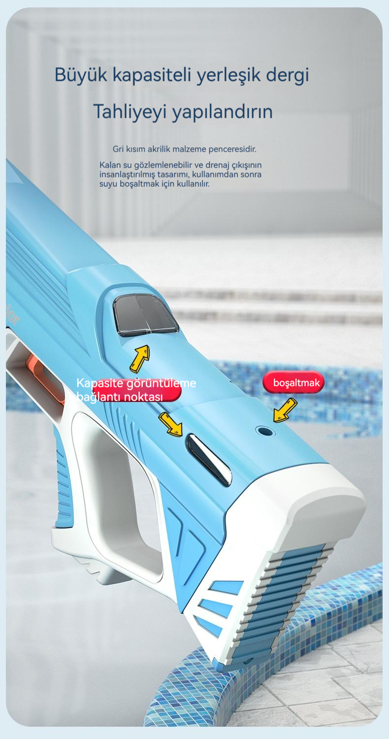 Electric burst water gun children spray water high pressure strong ...