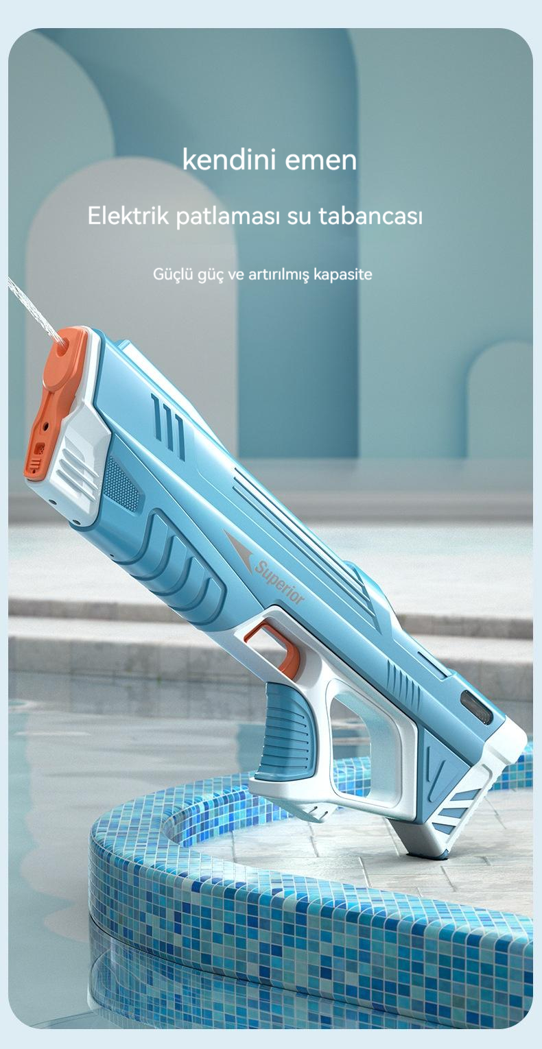 Electric burst water gun children spray water high pressure strong ...