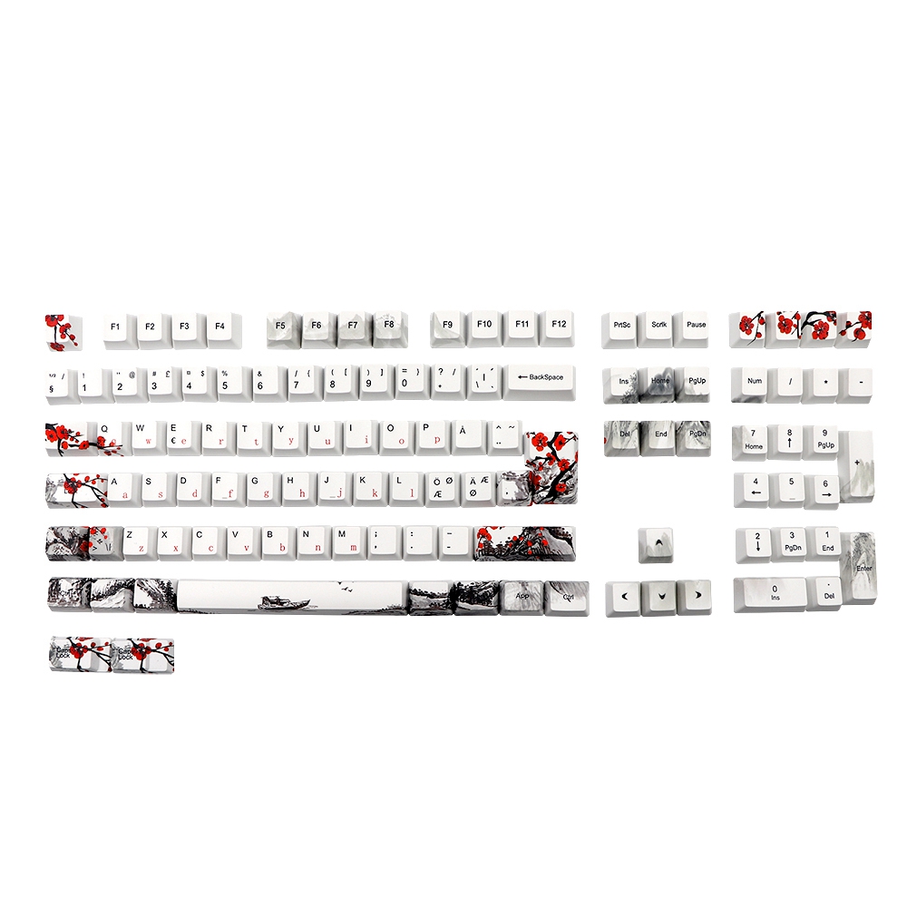 Dye Sublimation Profile Keycap Keycaps for MX Switch Mechanical Gaming ...