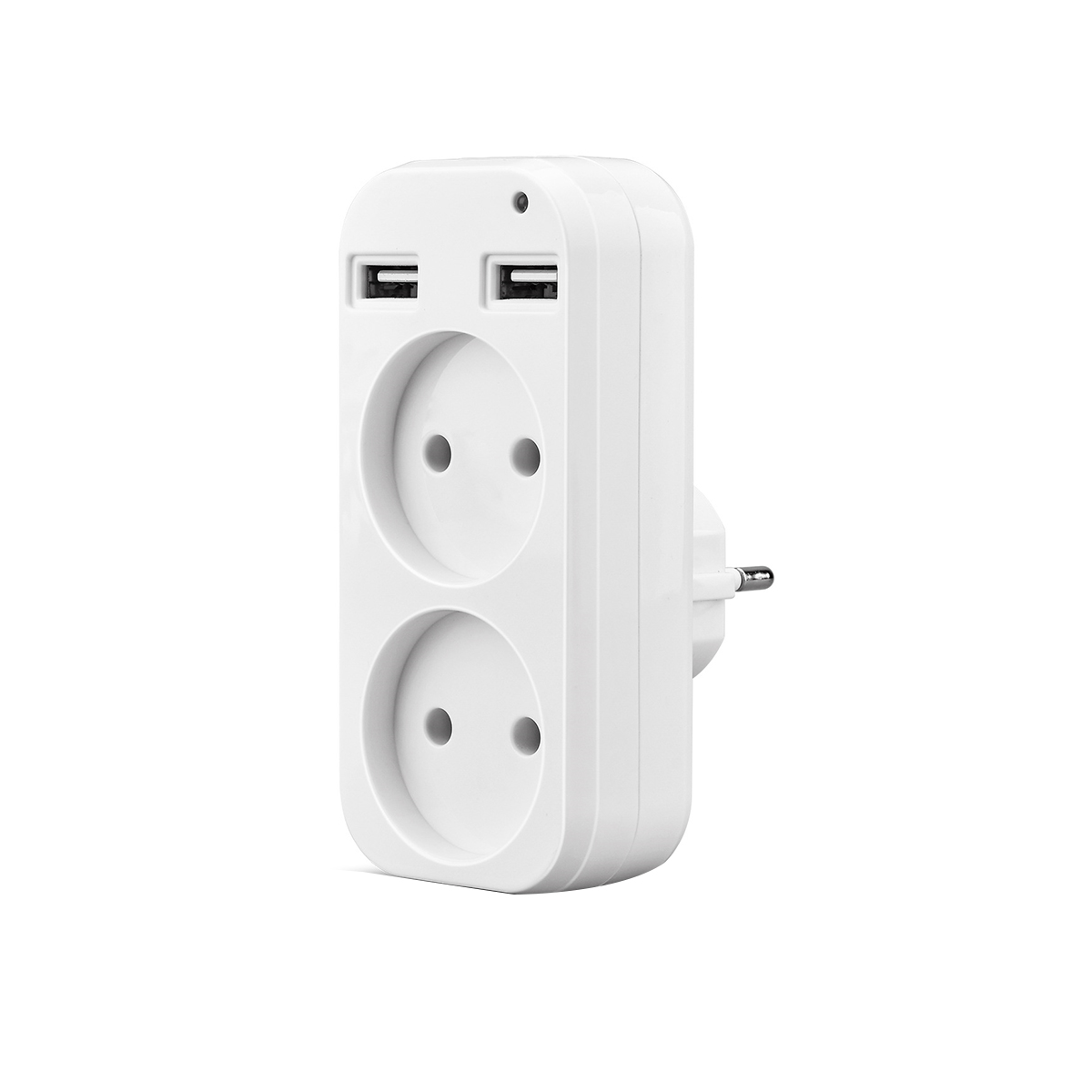 Wall USB Plug Adapter Double Socket Outlet for Phone Charge Double USB ...