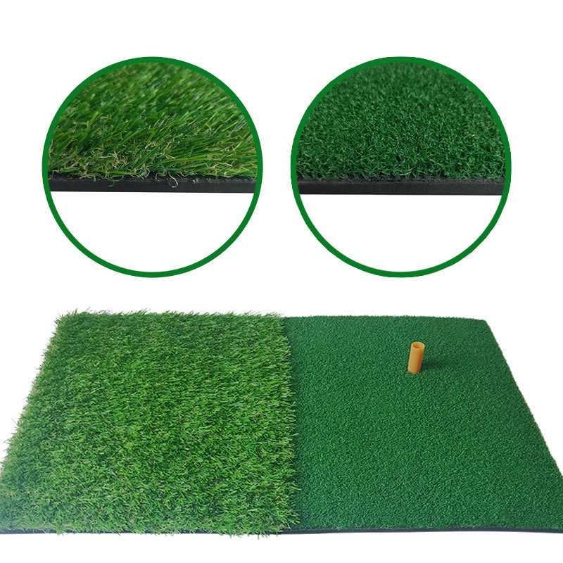 Golf Practice Mat Artificial Lawn Nylon Grass Rubber Tee Backyard ...