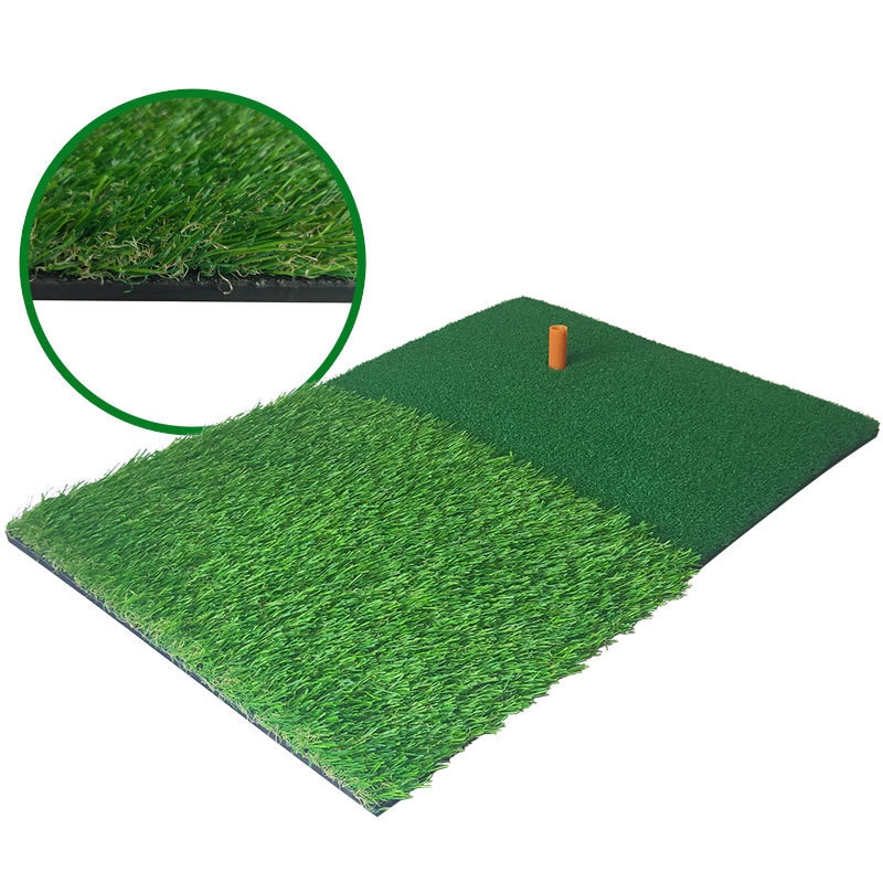 Golf Practice Mat Artificial Lawn Nylon Grass Rubber Tee Backyard ...