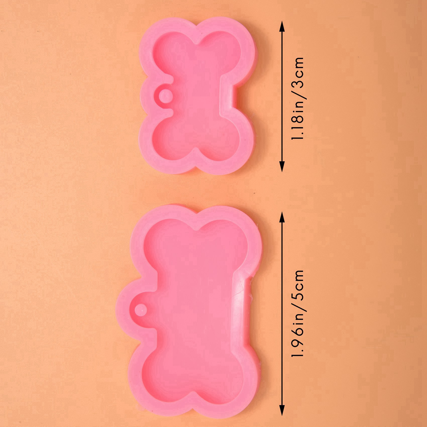 Dog Bone Resin Silicone Molds, 10Pcs DIY Cute Dog Tag Epoxy Resin Mold ...