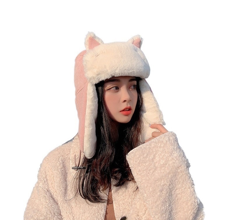 Womens Autumn And Winter Cycling Windproof And Cold Proof Cartoon Hat Hepsiburada Global