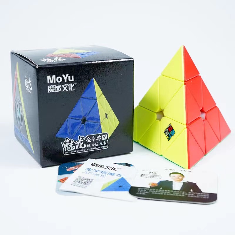 Rubik's Cube Magnetic Rubik's Cube Magnetic Pyramid Solid Color ...
