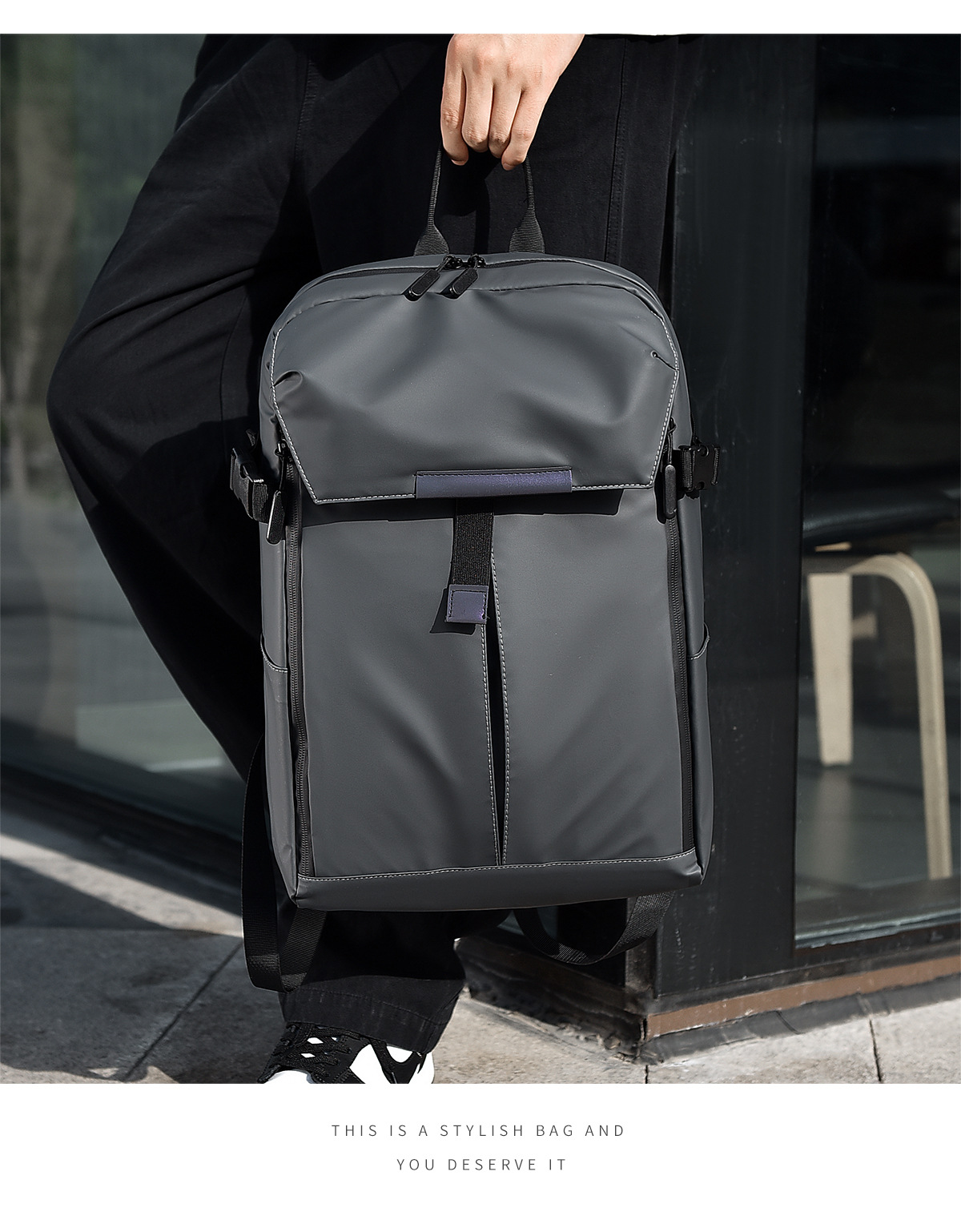 2024 New Street Trend Large Capacity Casual Travel Computer Bag Men's ...