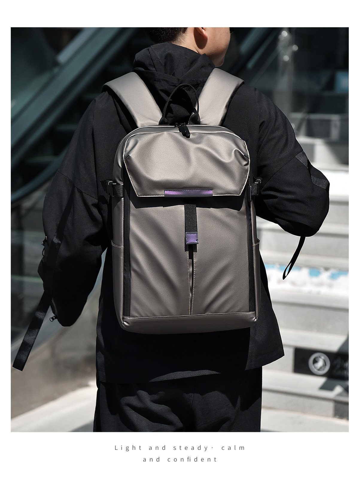 2024 New Street Trend Large Capacity Casual Travel Computer Bag Men's ...