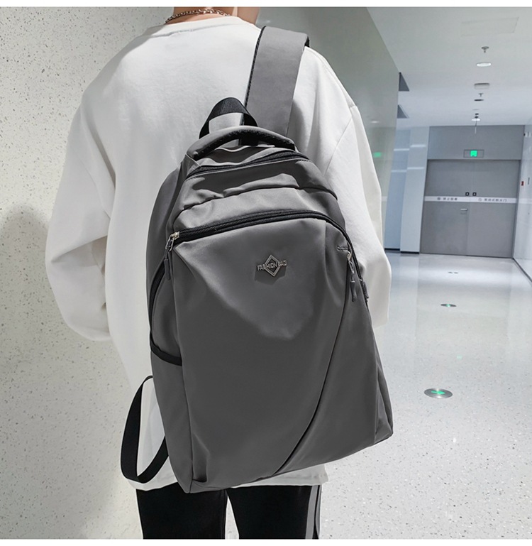 Fashionable and simple new Korean style backpack men's travel casual ...