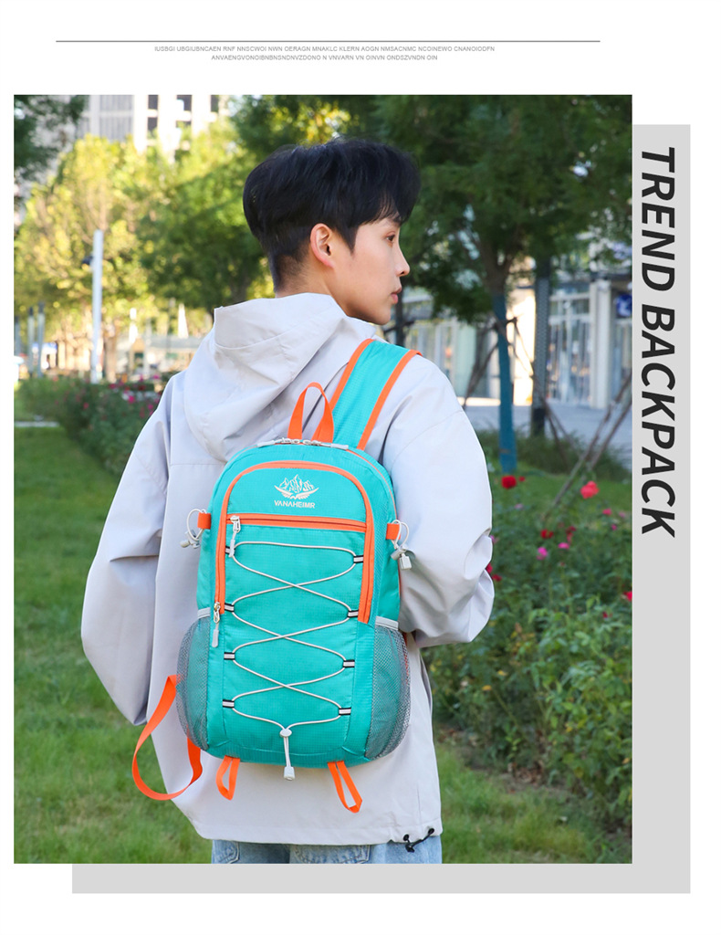 Outdoor Backpack Oxford Cloth Mountaineering Ride Backpack Lightweight ...