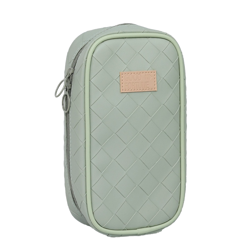 Large-capacity stationery bag student simple multi-layer pencil bag ...