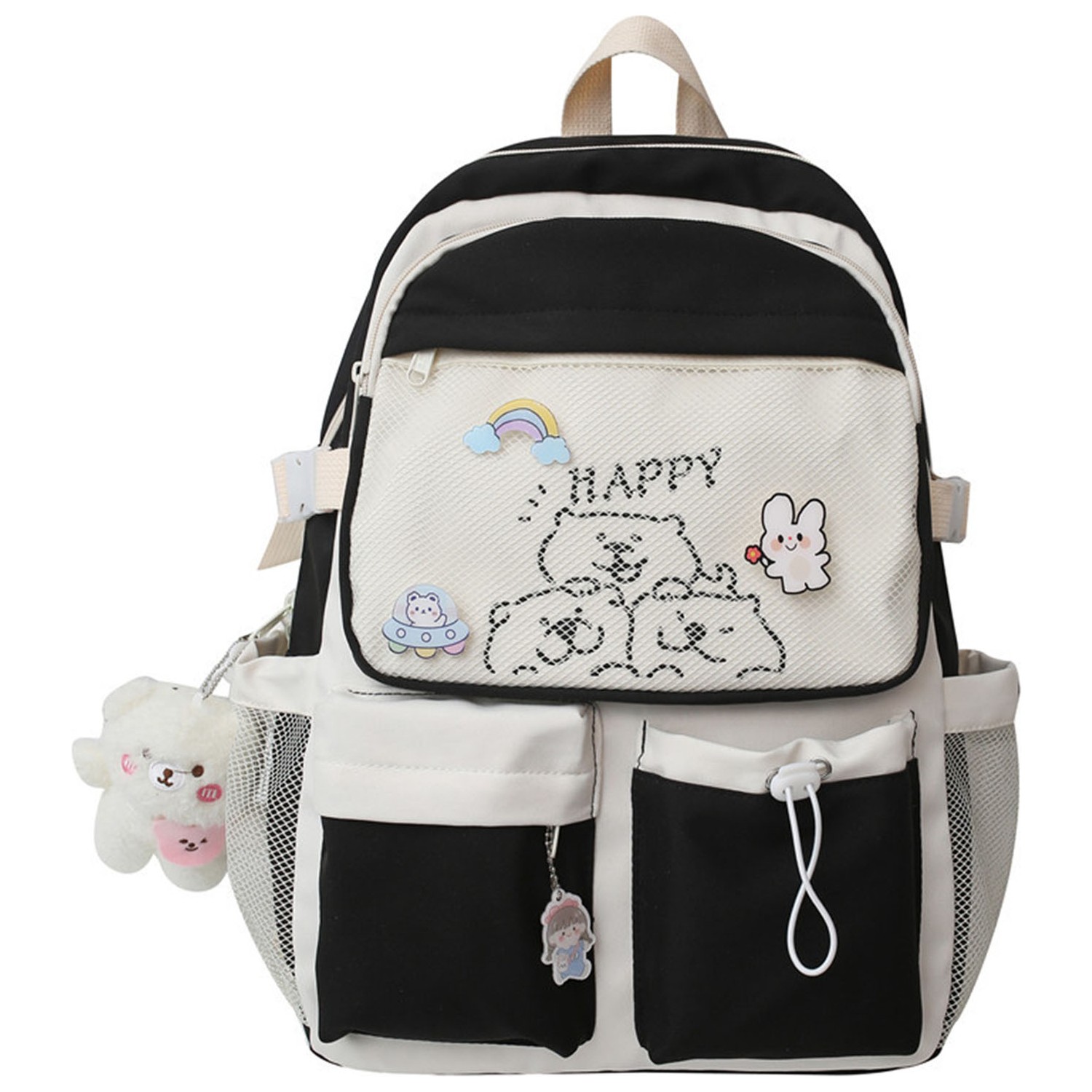 Situ Store Multi-Compartment Large Capacity Backpack - White ...