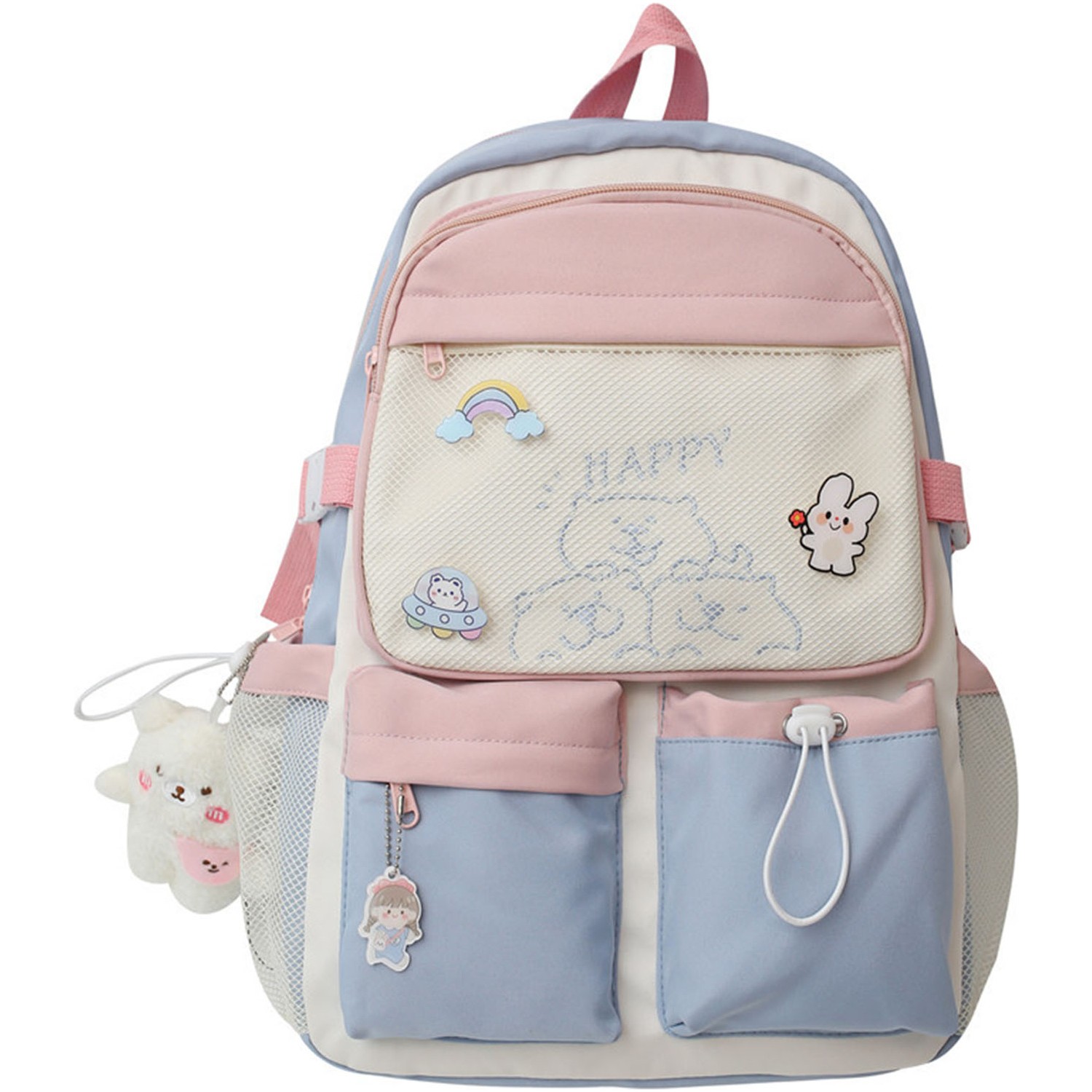 Situ Store Multi-Compartment Large Capacity Backpack - White ...