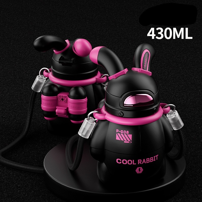 Thermos cup 316 food grade stainless steel large capacity straw student ...