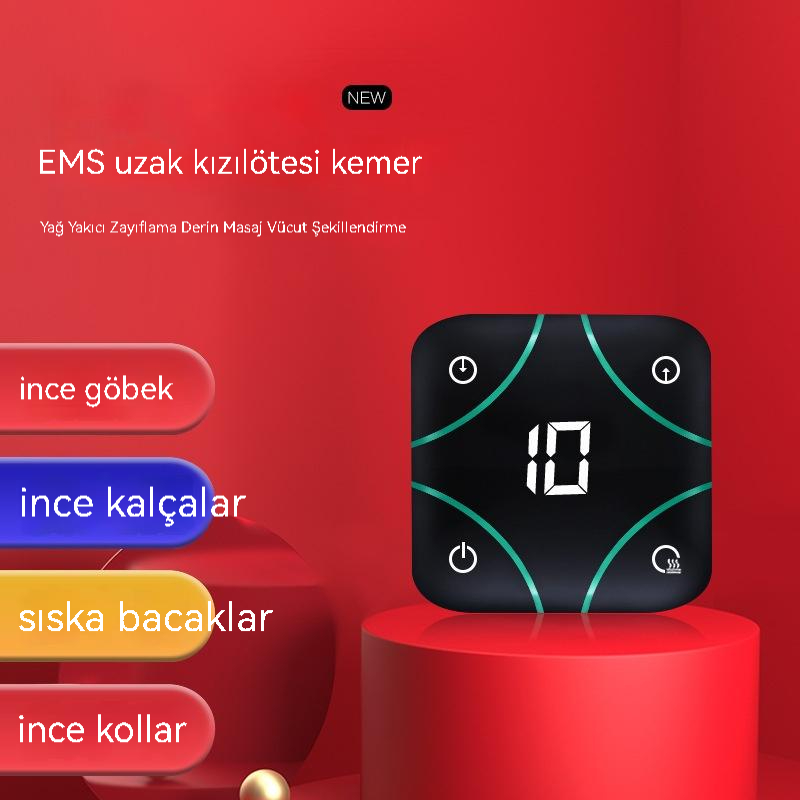 Fat Shake Machine Slim Tummy Belt Home Abdominal Massage Hot Pack ...