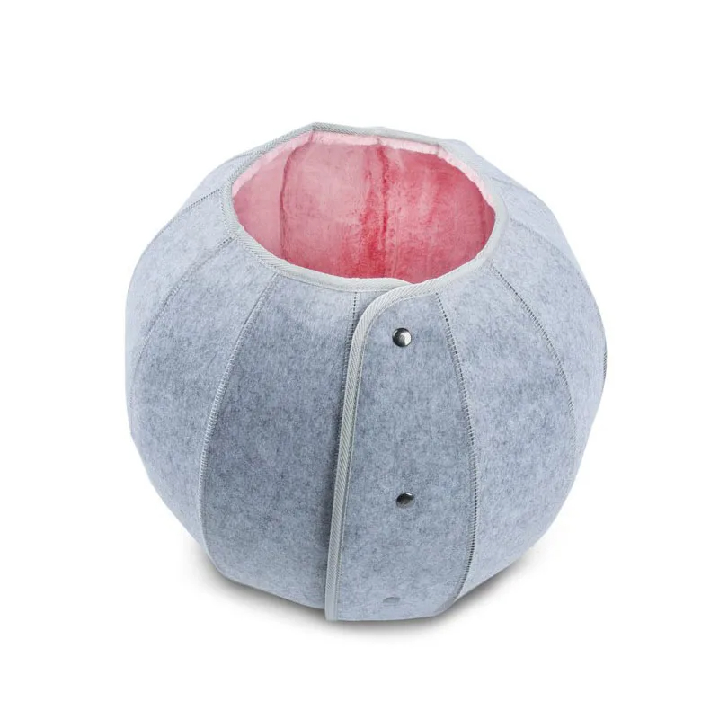 1pc spherical foldable multiplayability cat toy bed house interactive ...
