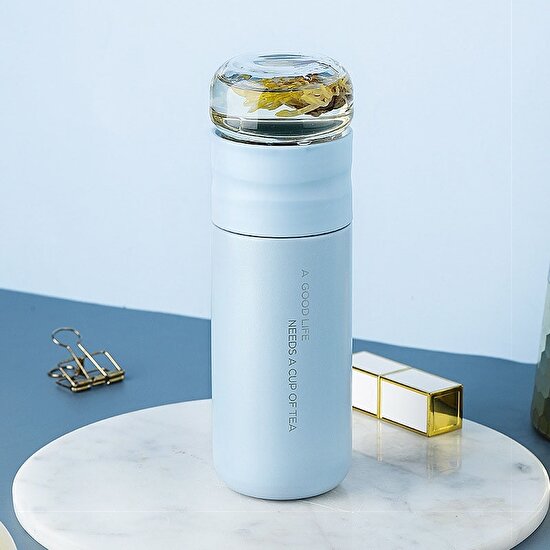 300ML Thermos Cup Filter Teapot Stainless Steel - Hepsiburada Global