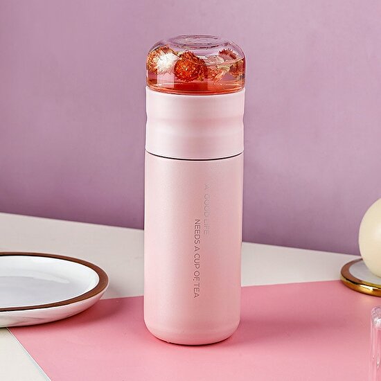 300ML Thermos Cup Filter Teapot Stainless Steel - Hepsiburada Global