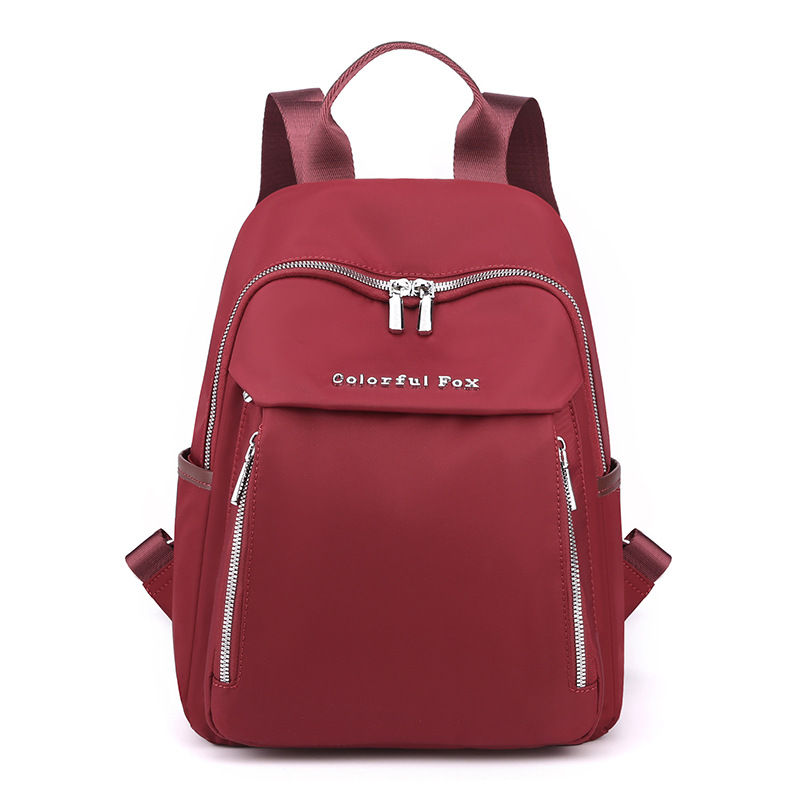 New women's backpack fashion trend casual backpack multi-layer portable ...