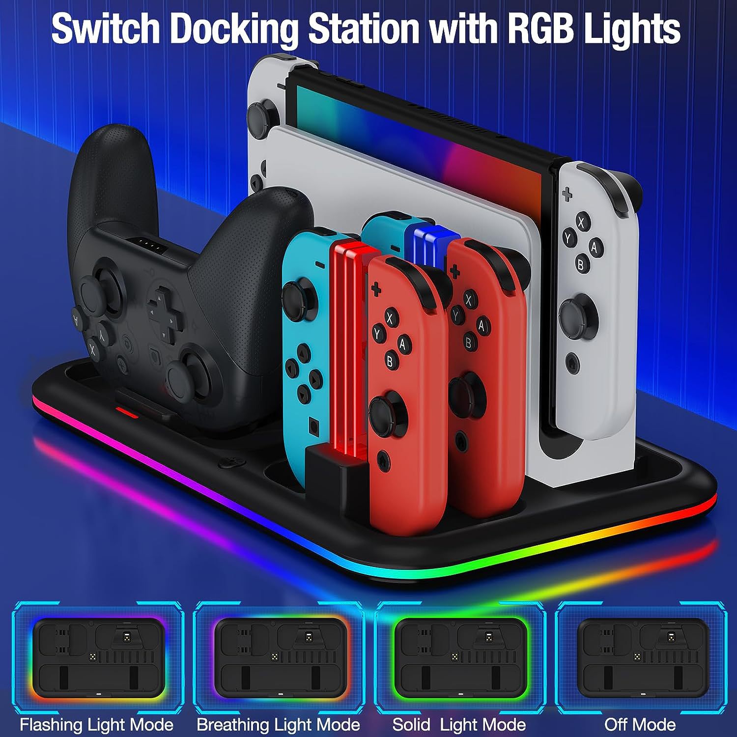 Nintendo switch host multifunctional cooling base/JC handle charging ...