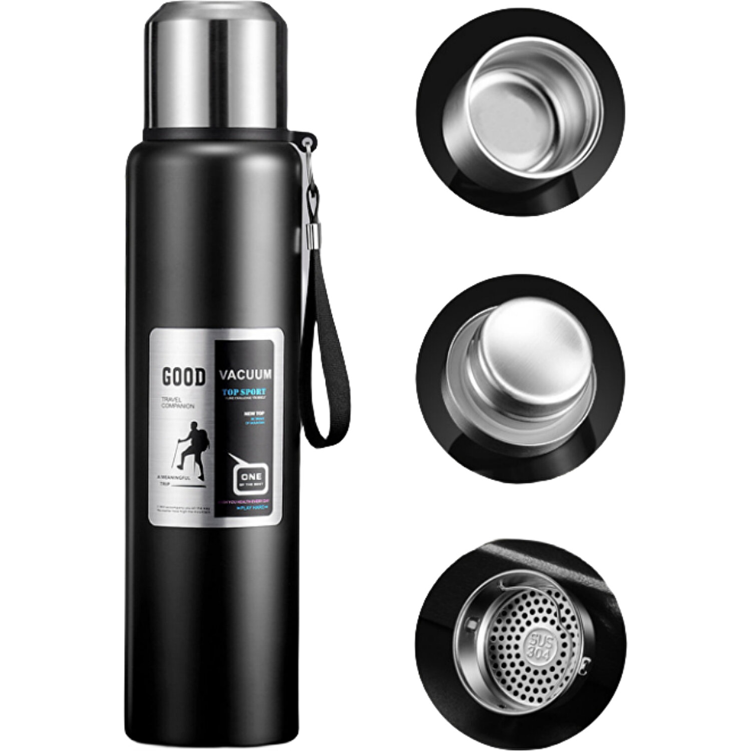 Le Cheng Extra Large Capacity Mountaineering Water Cup - Car Water Cup ...