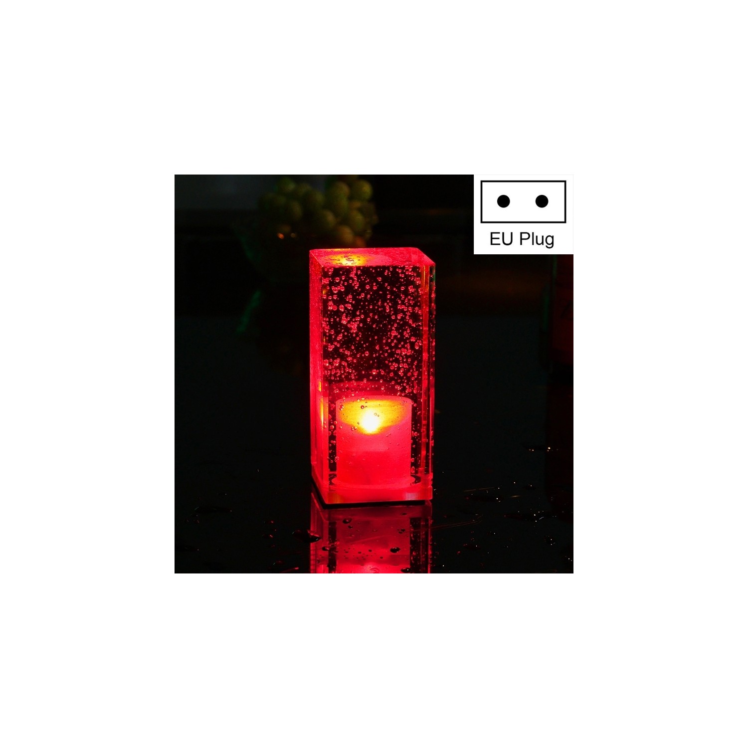 Puluz Led Colorful Crystal Bar Table Lamp, Plug Type: EU Plug White ...
