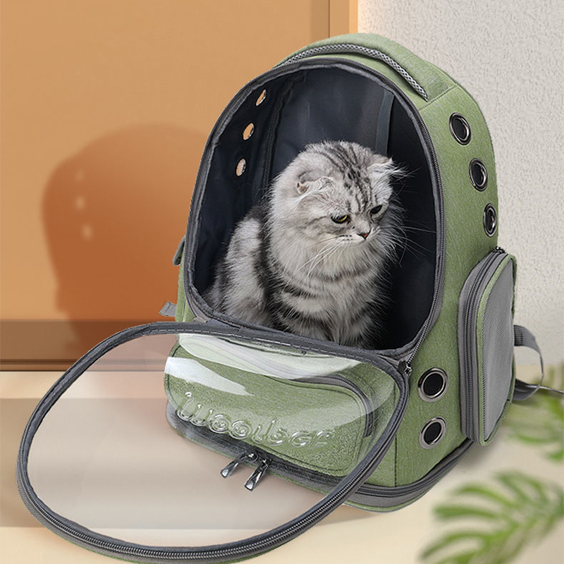 Style 1 Cat Carrier Bag Pet Backpack Portable Outdoor Cat Travel ...