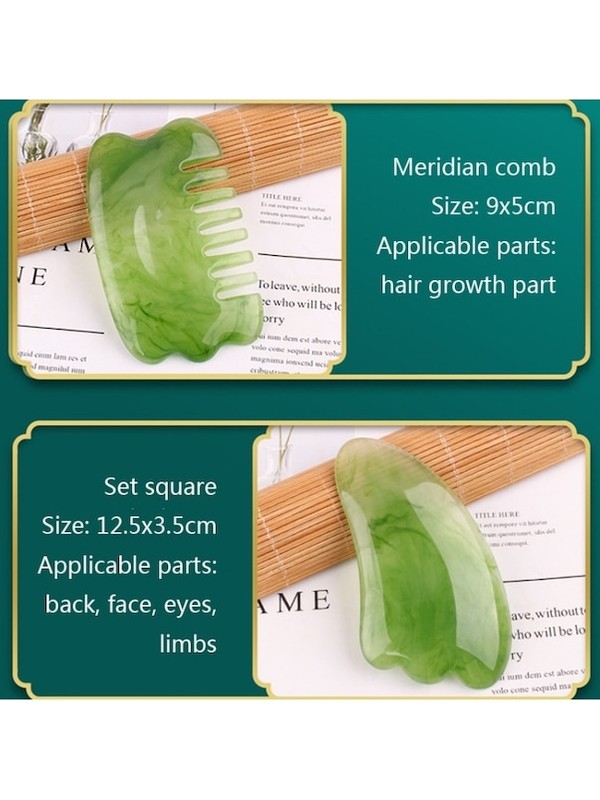 10 Adet Reçine Kazıma Levha Yüz Masaj Güzellik Salonu Turuncu ...