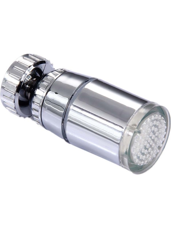 Sdf-B9 1 LED Abs Sıcaklık Sensörü 3 Renkli LED Musluk Işıklı Su Parıltılı Duş, Boyut: 58 x 28MM ...