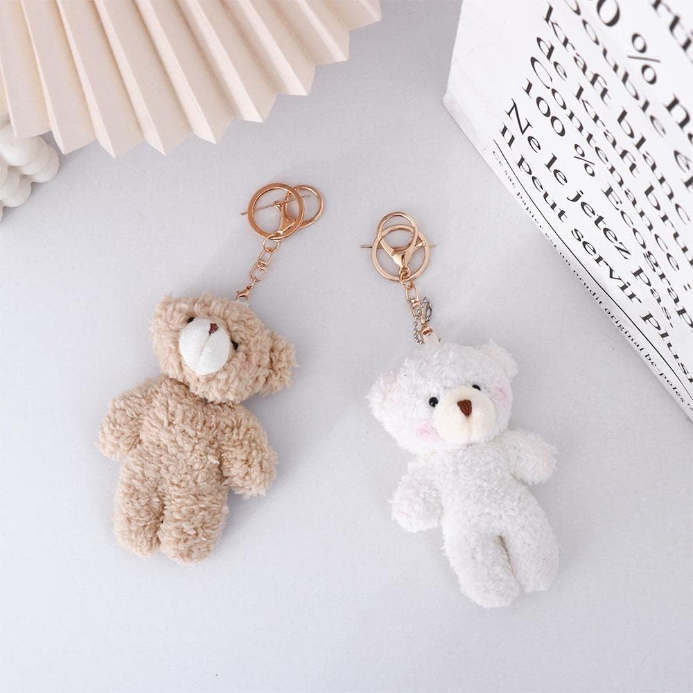 Mini Plush Stuffed Toy Keychain For Backpack, Plush Keychain Toys Soft ...
