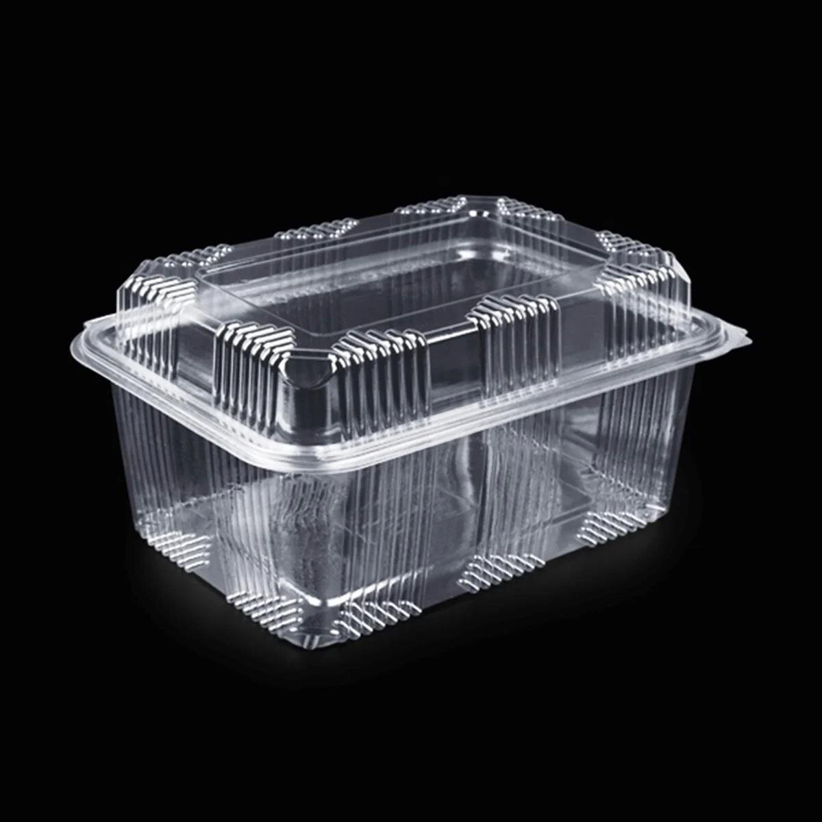 Petsa Disposable Plastic Lockable Transparent Food Storage Container ...