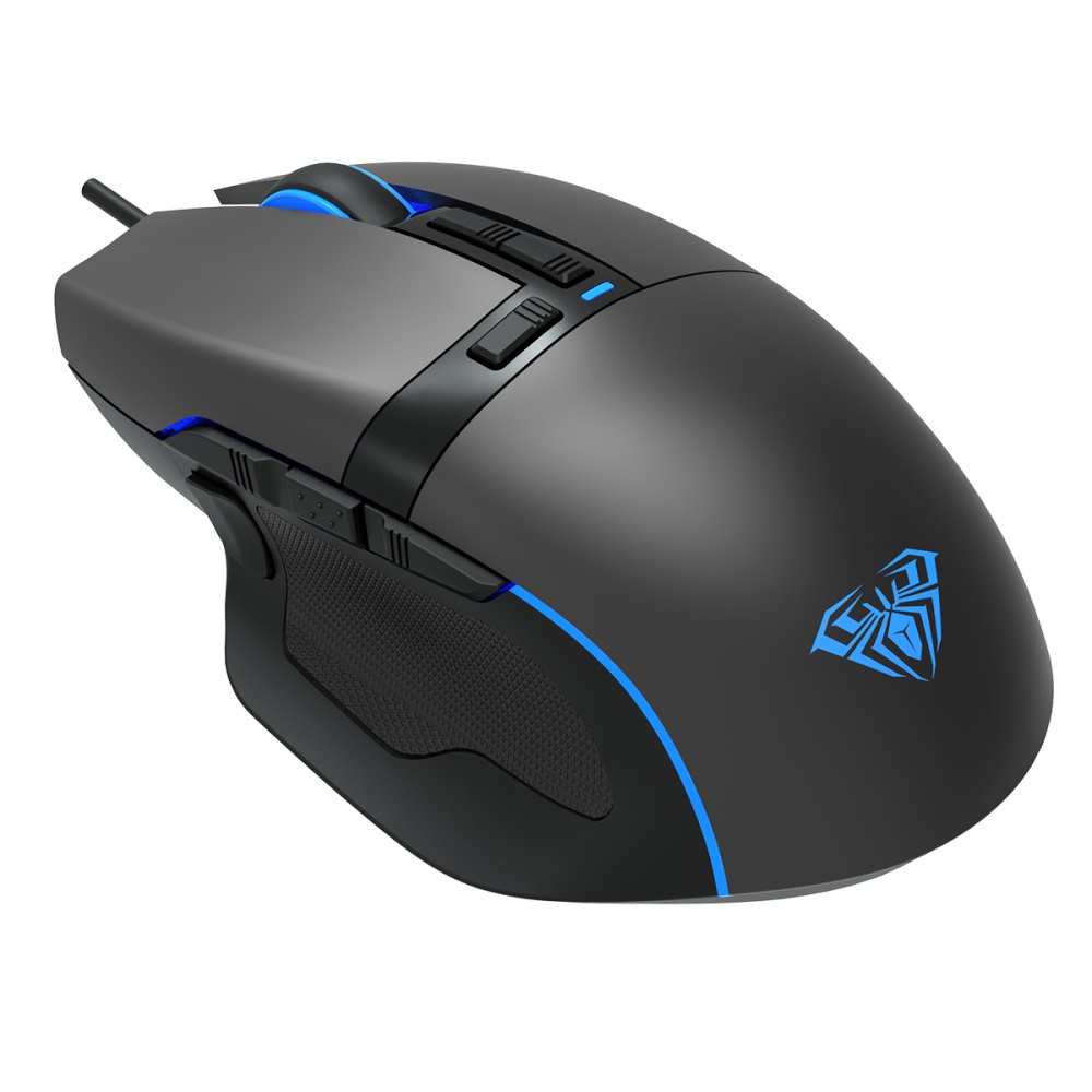 AULA F808 4200 DPI Programlanabilir 10 Tuşlu Kablolu Gaming Mouse ...