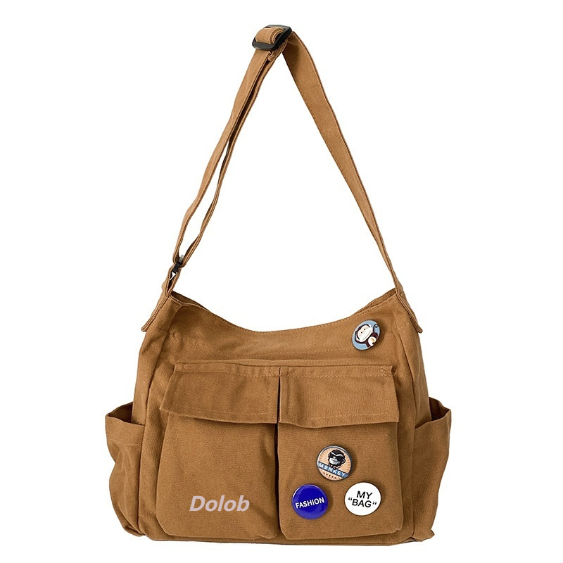 Tote bag literary shoulder bag versatile large-capacity dumpling bag ...