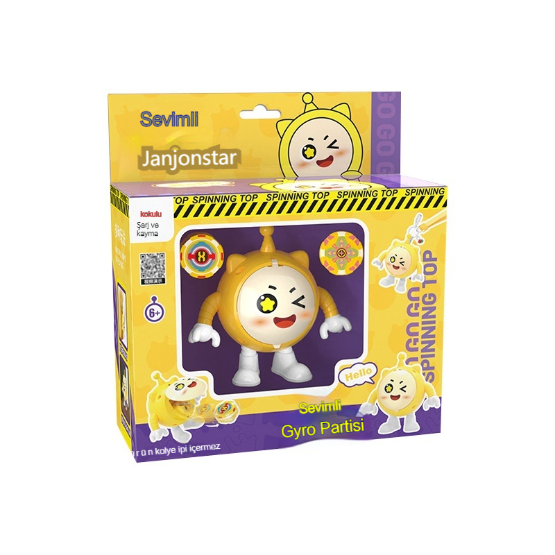 New Senger Eggman Party Pull Rope Gyro Launcher Children's Ejection ...