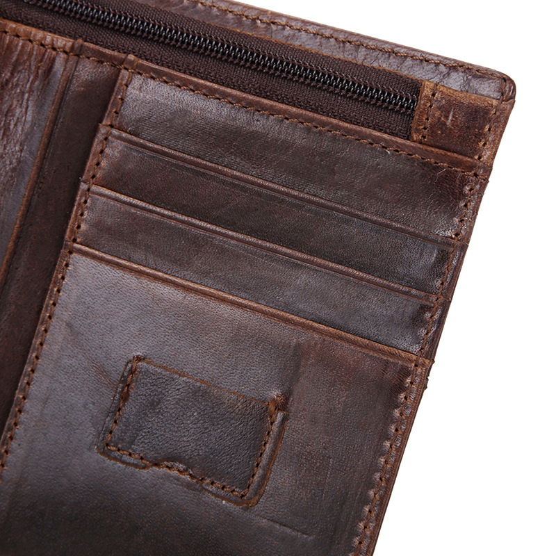 Wallets Mens Leather RFID Blocking Slim Wallet with 10 Credit Card, 2 ...
