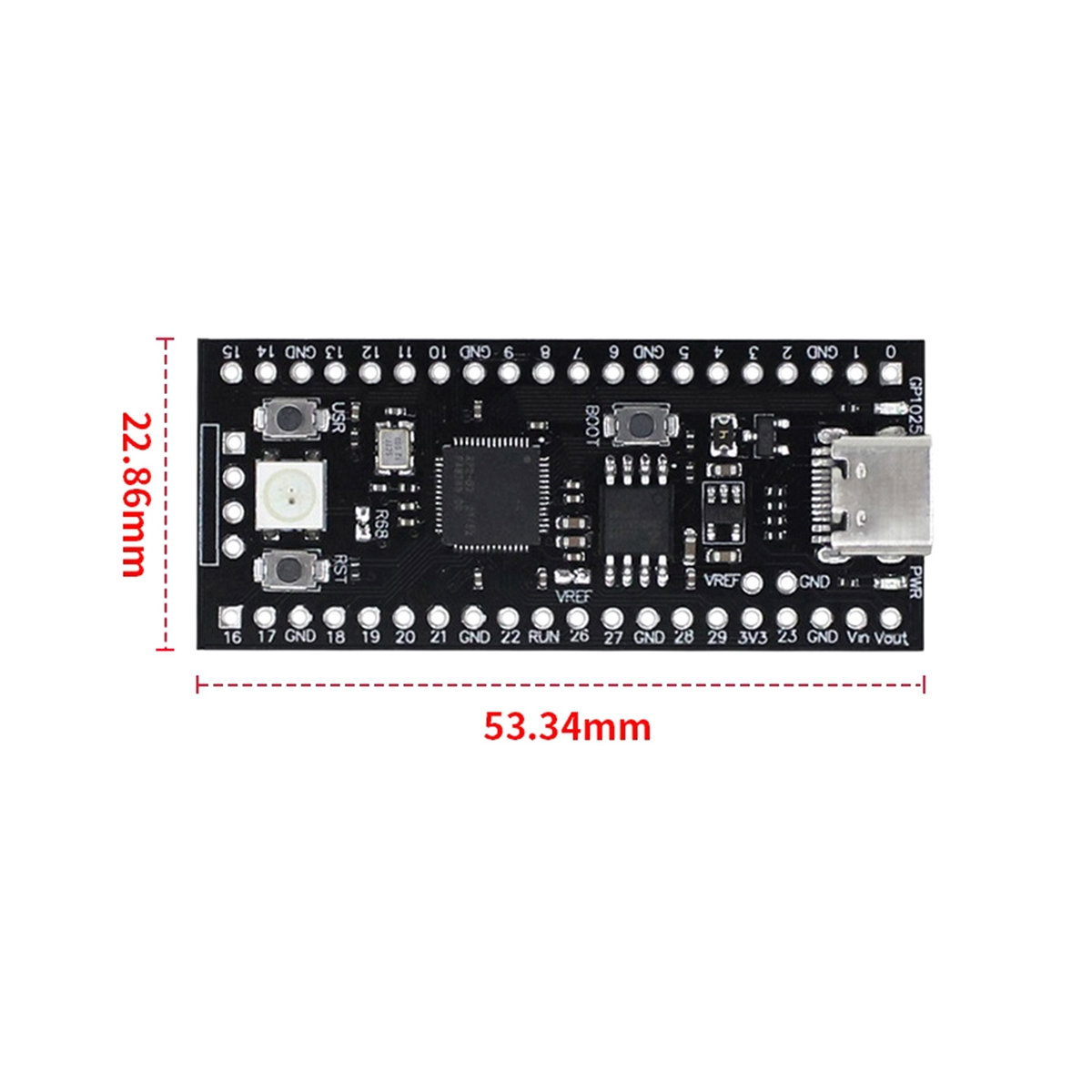 YD-RP2040 Development Board 16MB Flash Core Board Compatible PICO Dual ...